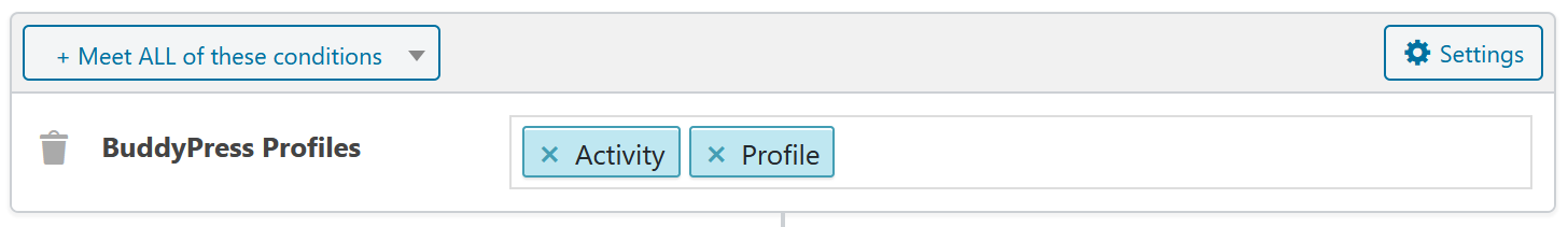 BuddyPress Profile Sections - Restrict User Access Docs