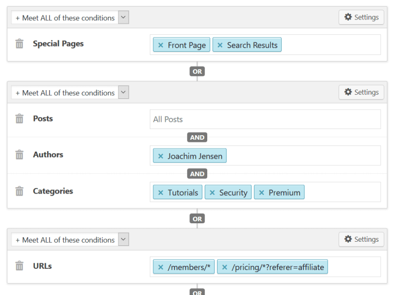 Best WordPress Widget Area Plugin - Content Aware Sidebars